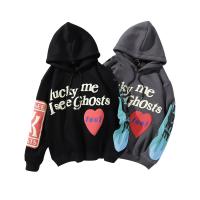 China Winter Over Sized Letter Unisex Plain Hoodies Custom 3D Foaming Puff Printing for sale