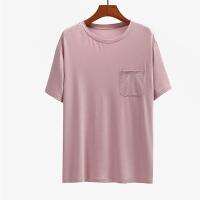 China Sublimation White Pink Cotton Blank T Shirts Knitted Breathable for sale