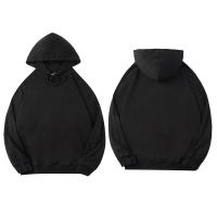 China Winter 100% Cotton Polyester Sweatshirt Hoodie Solid Pattern for sale