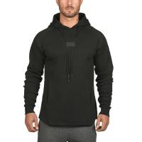 China Winter 100% Cotton Polyester Sweatshirt Hoodie Solid Pattern for sale