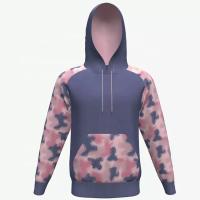 China Sublimated Pullover Sports Team Hoodies Solid Pattern Anti Wrinkle for sale