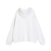 China Oversize Loose Lazy Unisex Plain Hoodies French Terry Smile Print for sale