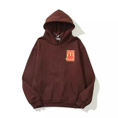 China Soft Organic Cotton Unisex Plain Hoodies Streetwear Puff Printing Embossed Knitted for sale