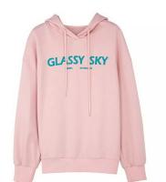 China Letter Pattern Casual Pullover Sweater Hoodies With 3D Print Eager Logo for sale