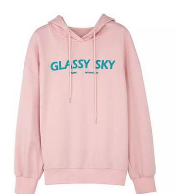 China Letter Pattern Casual Pullover Sweater Hoodies With 3D Print Eager Logo for sale
