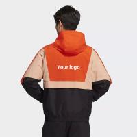 China Men'S Project Rock Track Jacket Customize Logo Print Embroider Zipper for sale