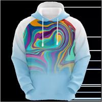 China Graphic Long Sleeve Pullover Hoodie 100% Polyester Accept Custom Lables for sale