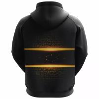 China Graphic Long Sleeve Pullover Hoodie 100% Polyester Accept Custom Lables for sale