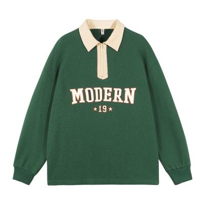 China Cute Embroidered Sweatshirts 380g Customized Polyester Anti Wrinkle for sale