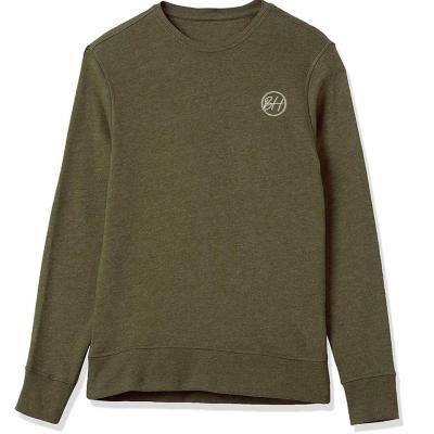 China 4 Way Stretch Cotton Embroidered Crewneck Sweatshirt Anti Shrink for sale