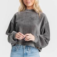 China Sustainable Plain Crew Neck Sweatshirt Autumn And Winter Customized Embroidered Logo for sale