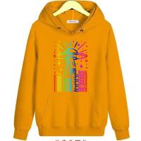China Drawstring Thick Hooded Pullover Print Casual Hoodies Comfortable Fabric Cotton for sale