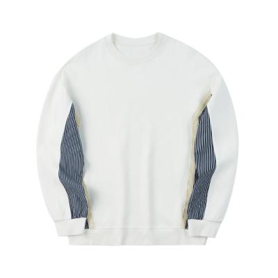 China Embroidered Blank Oversized Sweatshirts 100% Cotton Plain Dyed for sale