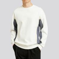 China Embroidered Blank Oversized Sweatshirts 100% Cotton Plain Dyed for sale