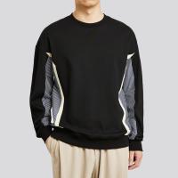 China Embroidered Blank Oversized Sweatshirts 100% Cotton Plain Dyed for sale