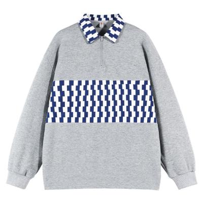 China 100% Cotton Womens Oversized Sweatshirt O Neck Collar Regular Sleeve for sale