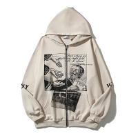 China Regular Sleeve  Plus Size Oversized Hoodie Cotton And Spandex Blended Logo Printed for sale