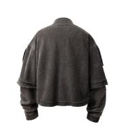 China XL Size Plain Dyed Drawstring Pullover Sweatshirt For Spring for sale