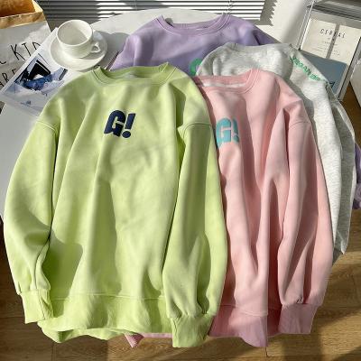 China OEM Simple Casual Oversized Pullover Sweatshirt Customized Color for sale