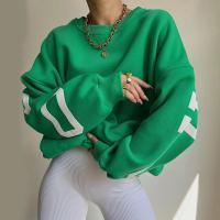 China Knitted Crew Neck Plaid Sleeve Sweatshirt Cotton Or Customize Sports Jumpsuit for sale
