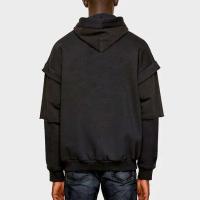 China GRS 50 Cotton 50 Polyester Unisex Plain Hoodies Printed For Jogging Running for sale