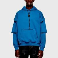 China GRS 50 Cotton 50 Polyester Unisex Plain Hoodies Printed For Jogging Running for sale