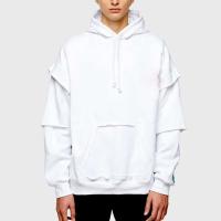 China GRS 50 Cotton 50 Polyester Unisex Plain Hoodies Printed For Jogging Running for sale