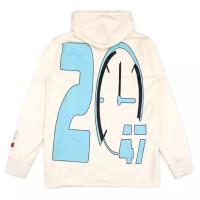 China Fashion 100% Cotton Plain Oversized Pullover Hoodie knitted For Ladies for sale