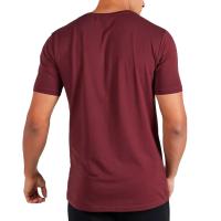 China 95 Cotton 5 Elastane T Shirt Basic Blank Plain Mens Stretch Slim Fit T Shirt for sale