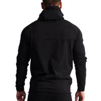China 100% Cotton Black Sports Team Hoodies Embroidered Winter Men'S Gym Wear Hoodies for sale