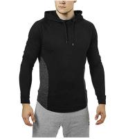 China Plus Size Fleece Lined Hoodie Drawstring Mens Thick Pullover Hoodies For Sport Team for sale