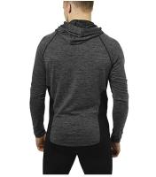 China Plus Size Fleece Lined Hoodie Drawstring Mens Thick Pullover Hoodies For Sport Team for sale