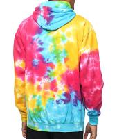 China Winter Personalized Tie Dyed Oversized Drawstring Hoodie for sale