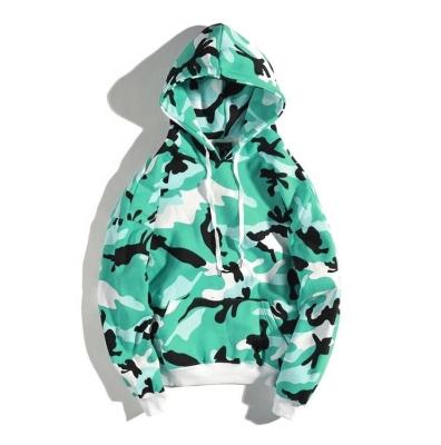 China ODM Leisure Sports Team Hoodies Spring Camouflage O Neck Hoodie for sale