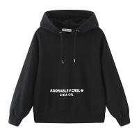 China Long Sleeve Black Mens Casual Pullover 100 Cotton Plain Oversized Hoodie for sale