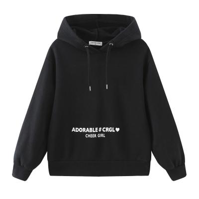 China Long Sleeve Black Mens Casual Pullover 100 Cotton Plain Oversized Hoodie for sale