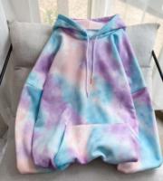 China Women'S Long Sleeved Hoodies Sports Team Plus Size Tie Dye Hoodie for sale