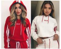 China Long Sleeve Unlined Hoodie Athletic Sports Cropped Workout Hoodie For Women for sale