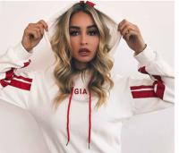 China Long Sleeve Unlined Hoodie Athletic Sports Cropped Workout Hoodie For Women for sale