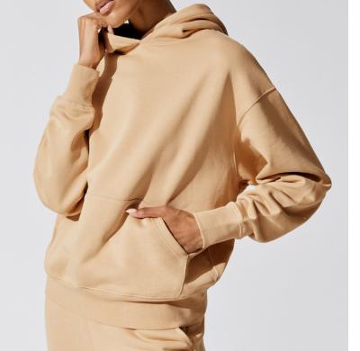 China Solid Soft Oversized Fleece Hoodie Unisex Sweatsuit Plain Pullover Embossed for sale