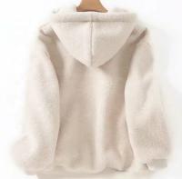 China Unisex Fleece xxxl Sherpa Fur Lined Hoodie Embroidery Warm Fluffy Hoodie for sale
