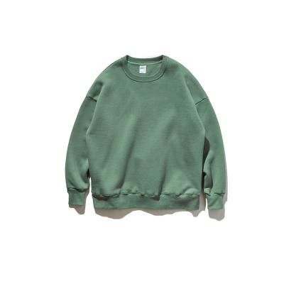 China Embossed Crewneck Sweatshirt Mens Mens Blank Oversized Sweatshirts Dropped Shoulder for sale