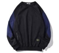 China Oversized Plain Blank 7.5oz Sweatshirt Street Style Black Men'S Sweatshirt for sale