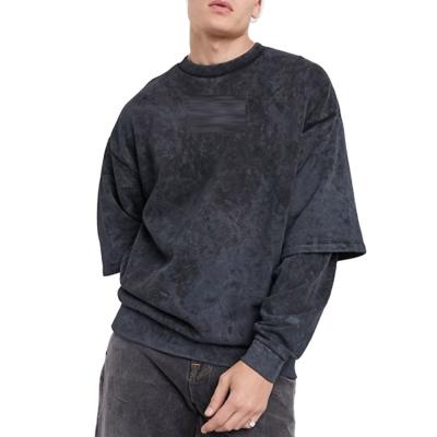 China Cotton 160gsm Blank Oversized Sweatshirts Multicolor Mens Embroidered Sweatshirt for sale