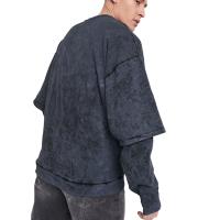 China Cotton 160gsm Blank Oversized Sweatshirts Multicolor Mens Embroidered Sweatshirt for sale