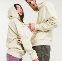 China Blank Plain Pullover Heavyweight Cotton Hoodies Oversized Unisex Hoodie for sale