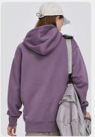 China 100% Cotton Plain Unisex Plain Hoodies Oversized Micro Performance Fleece Pullover Hoodie For Women for sale