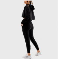 China Sweater Suit Slimitness Women Crop Hoodies for sale