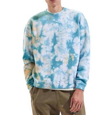 China Autumn Plain Crew Neck Sweatshirt Mens Tie Dye Sweatshirts for sale