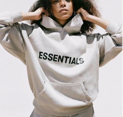 China Double Hats French Terry Pullover Sweater Hoodies Women'S Hip Hop Essential Style Same for sale